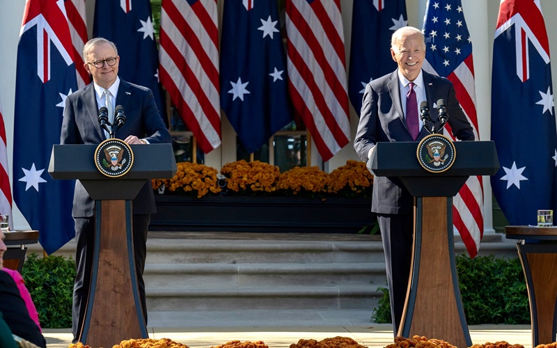 US and Australia bolster alliance with cooperation in defense, tech and ...